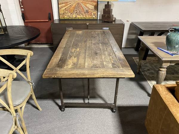 Restoration Hardware Flatiron Rectangular Dining Table | North Furnishings
