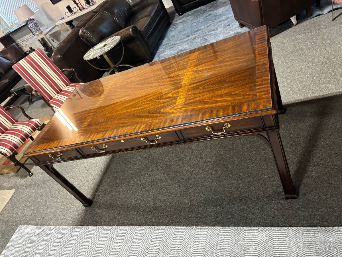 Henkel Moore by Henkel Harris Cherry Three Drawer Writing Desk | North ...