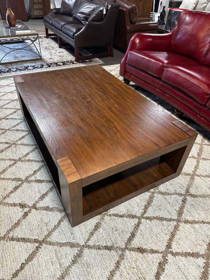 Crate and Barrel Wood Coffee Table North Furnishings